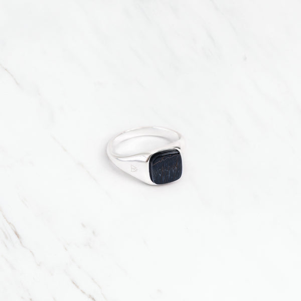 Hawk's Eye | Signet Square Ring – Beho Studio