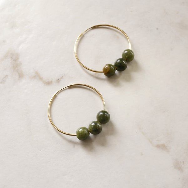 Jade Hoops – Beho Studio